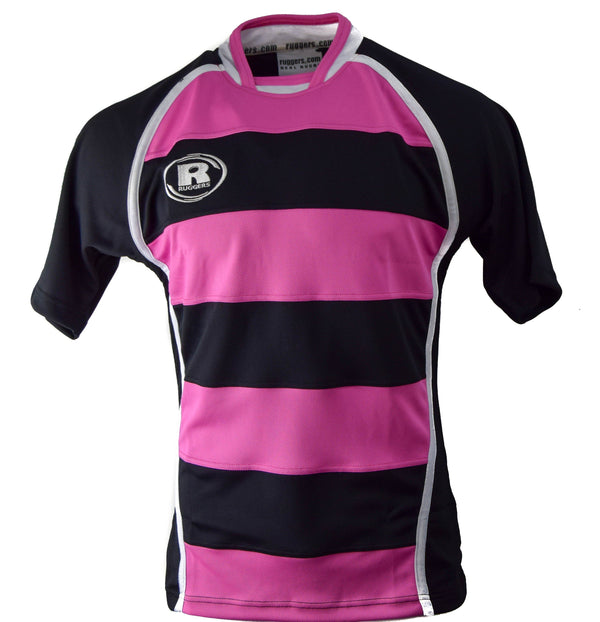 New School Rugby Jerseys (Pink/Black): Clearance Sets - Ruggers Rugby ...