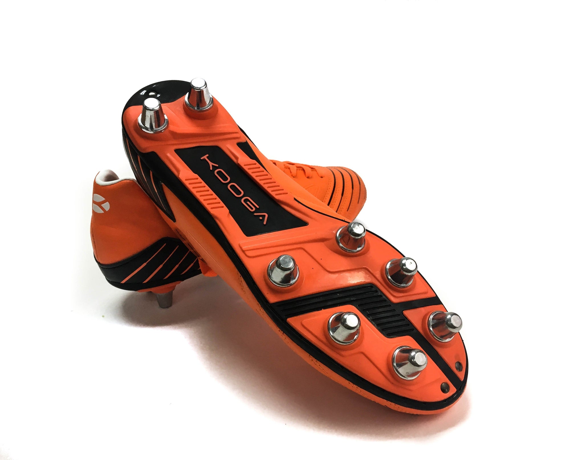 Kooga Advantage Rugby Boot (Orange Black) - Ruggers Rugby Supply